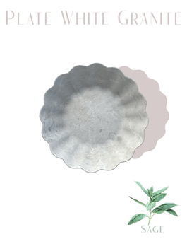 Second Life Marketplace Sage Plate White Granite
